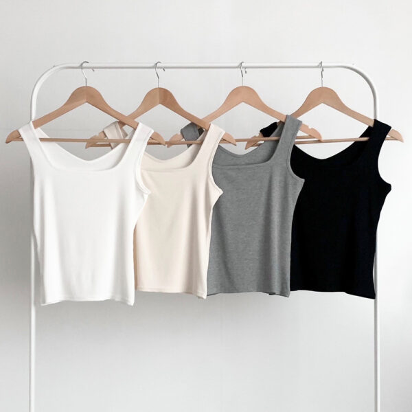 메카 골지 리버시블 슬리브리스 - RAUMTREE